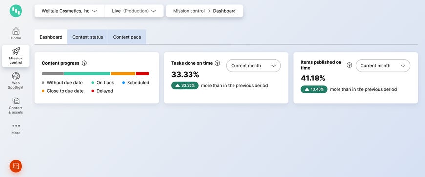 Keep your content production on track | Kontent.ai Learn