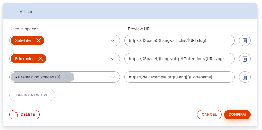 Preview configuration | Kontent.ai Learn
