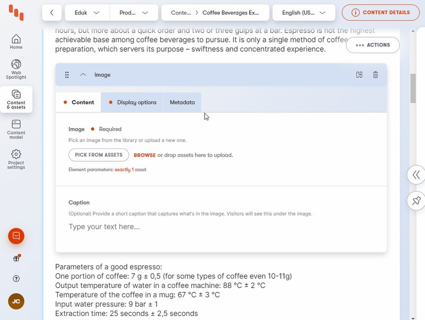 Assets in content items | Kontent.ai Learn Assets in content items | Kontent.ai Learn