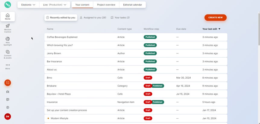 Find and filter | Kontent.ai Learn