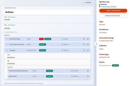 Choose your navigation approach | Kontent.ai Learn