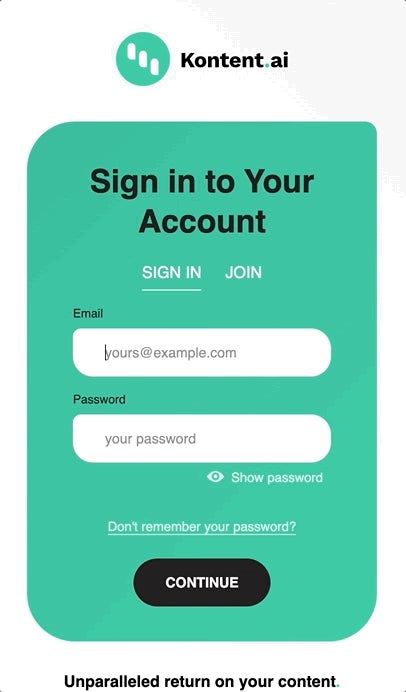 Get access to Kontent.ai | Kontent.ai Learn