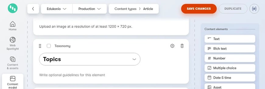 Taxonomies | Kontent.ai Learn