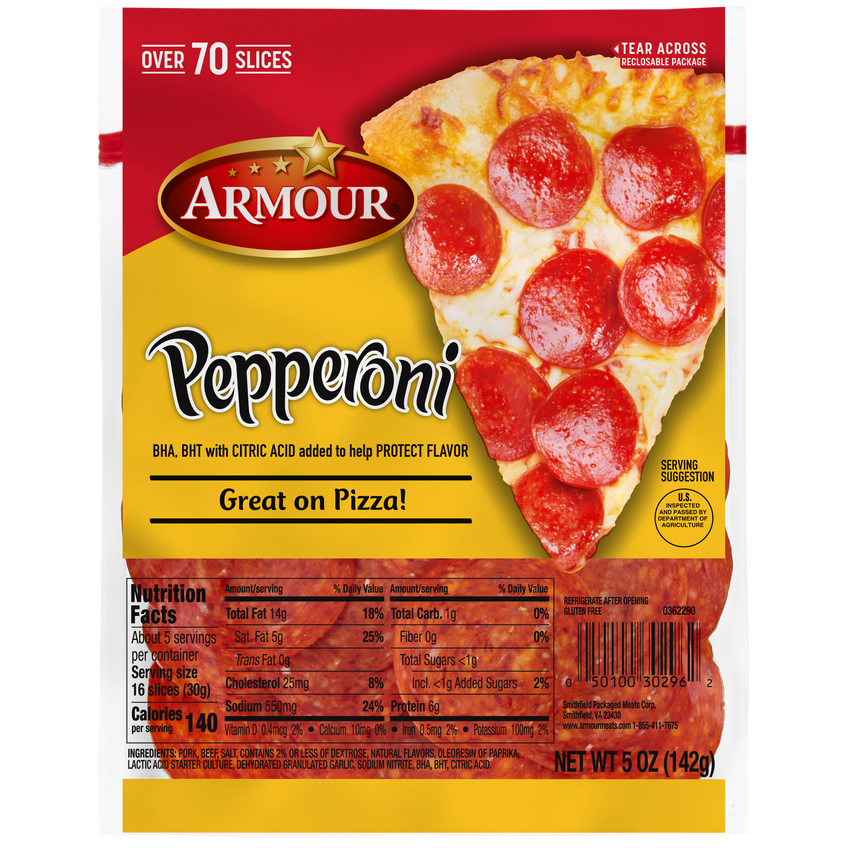 Quick & Easy Pepperoni Pizza | Armour Meats