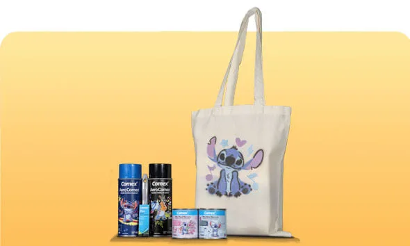 Kit de Comex con dibujo y bolsa de Lilo y stitch la pelicula