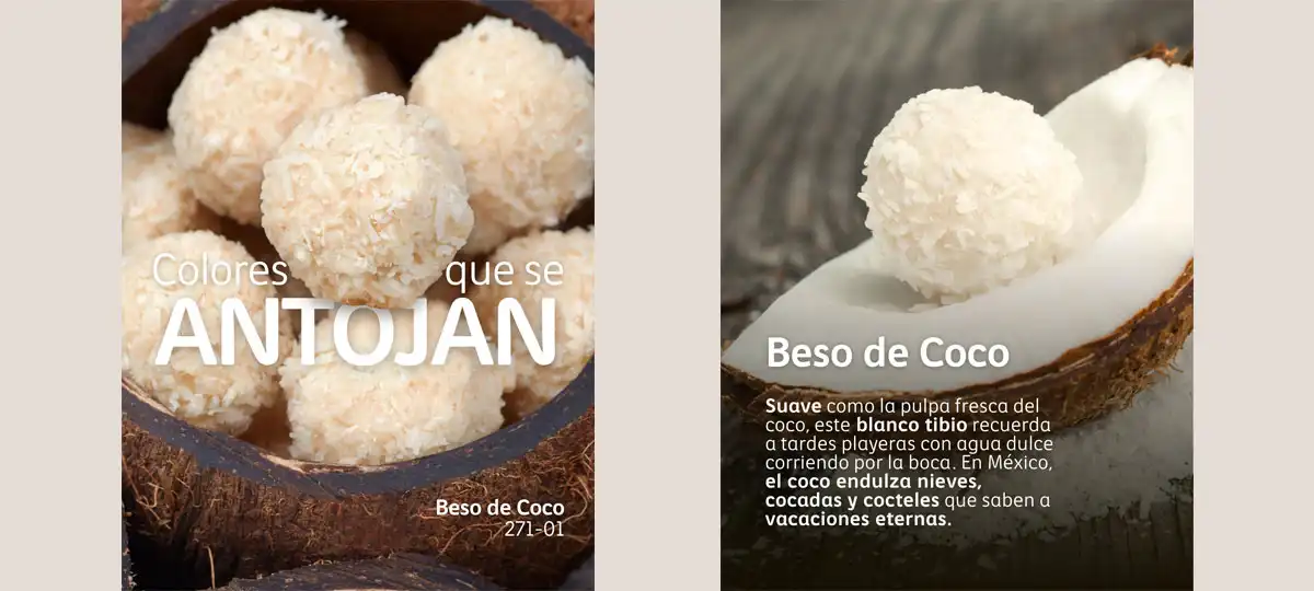 Colores que se antojan: Xoconostle, Arándano, Chamoy, Sábila, Chía