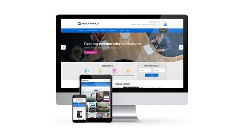 Website Development | Konica Minolta | Devotion Digital