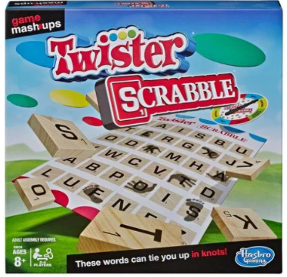 Twister Scrabble Mash Up Rules & Instructions - Hasbro