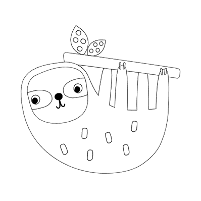 Sloth - Coloring Activity - Hasbro Play