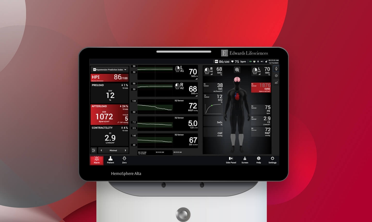 HemoSphere Alta monitor | Edwards Lifesciences