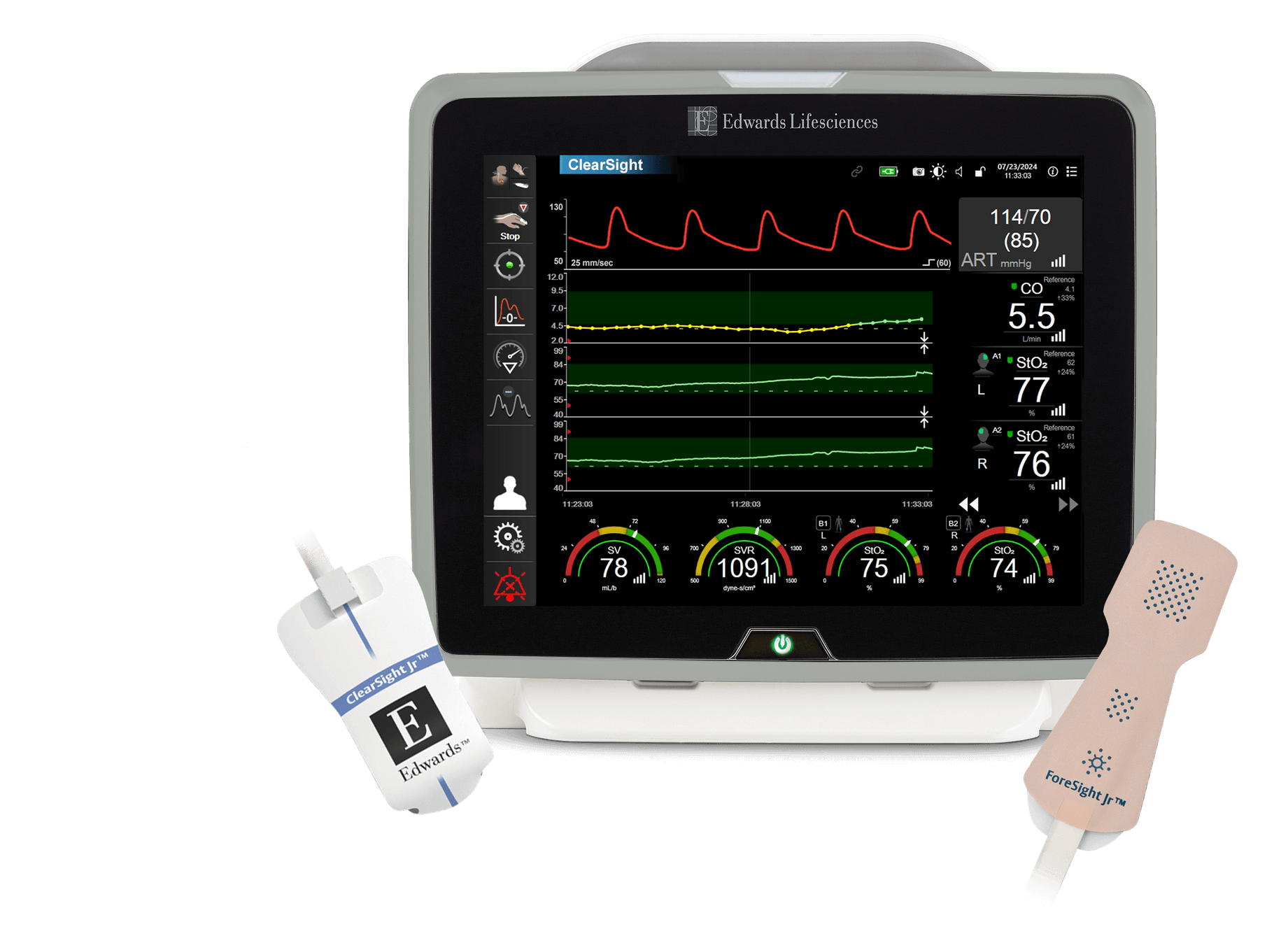 ClearSight Jr finger cuff | Edwards Lifesciences