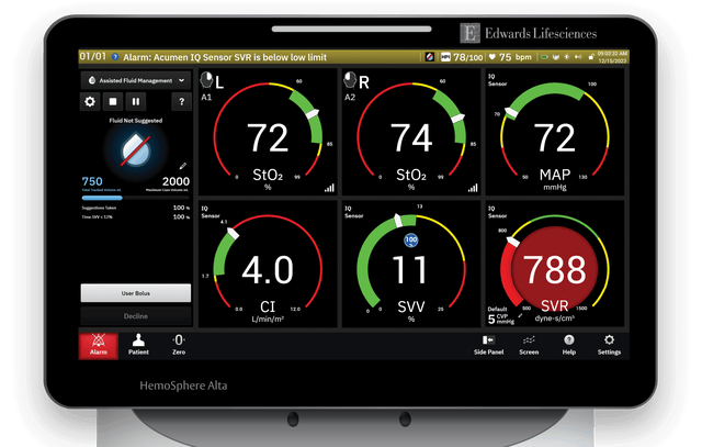 HemoSphere Alta monitor | Edwards Lifesciences