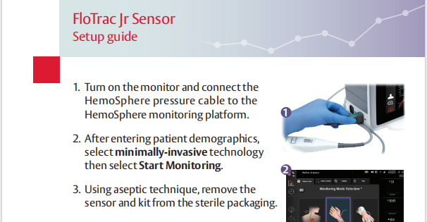 FloTrac Jr sensor | Edwards Lifesciences