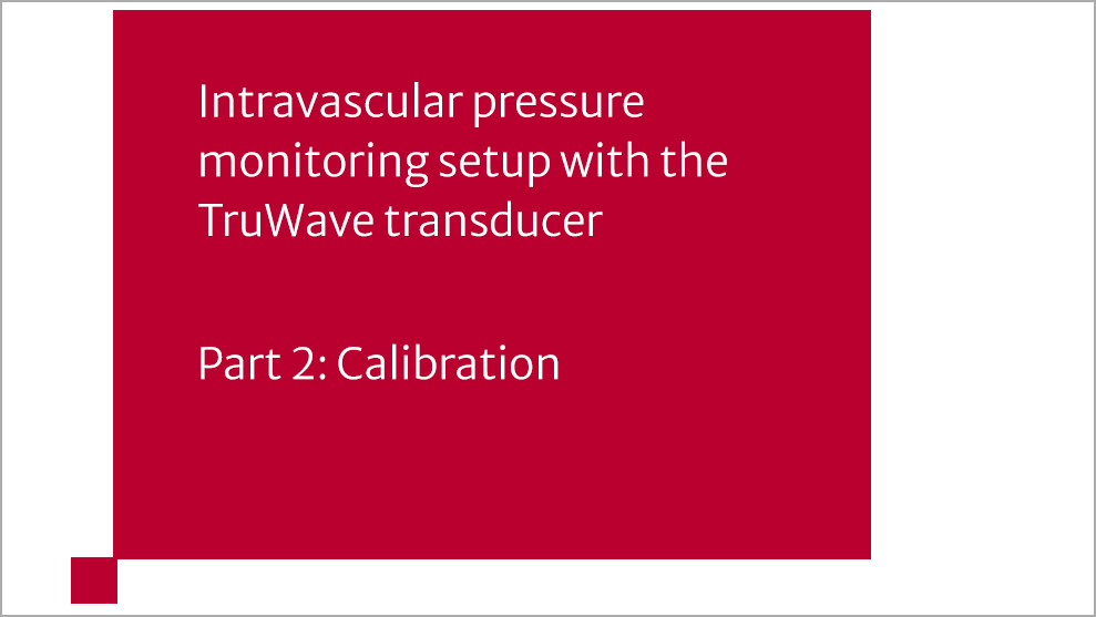 TruWave Pressure Transducers | Edwards Lifesciences