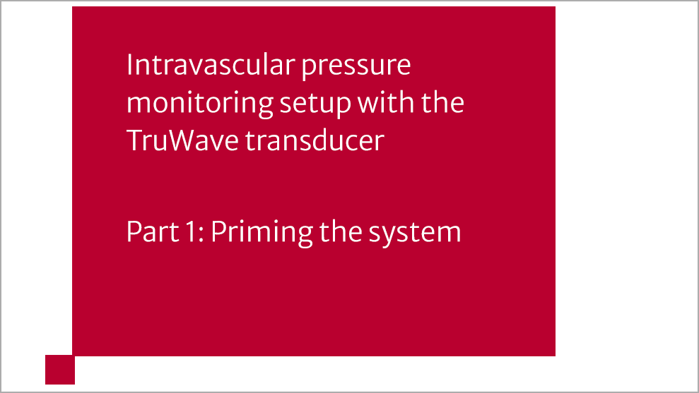 TruWave Pressure Transducers | Edwards Lifesciences