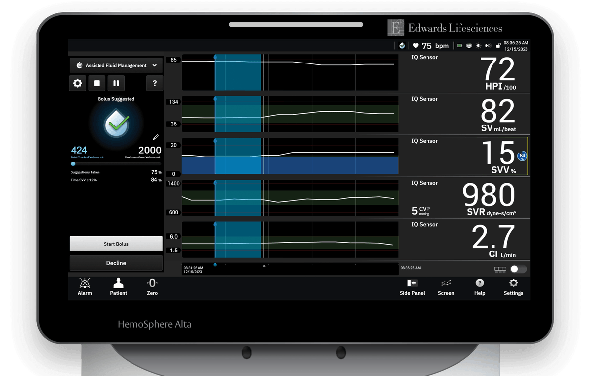 HemoSphere Alta monitor | Edwards Lifesciences