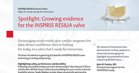 INSPIRIS RESILIA Aortic Valve | Edwards Lifesciences