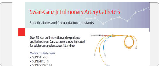 Swan-Ganz Jr pulmonary artery catheters | Edwards Lifesciences