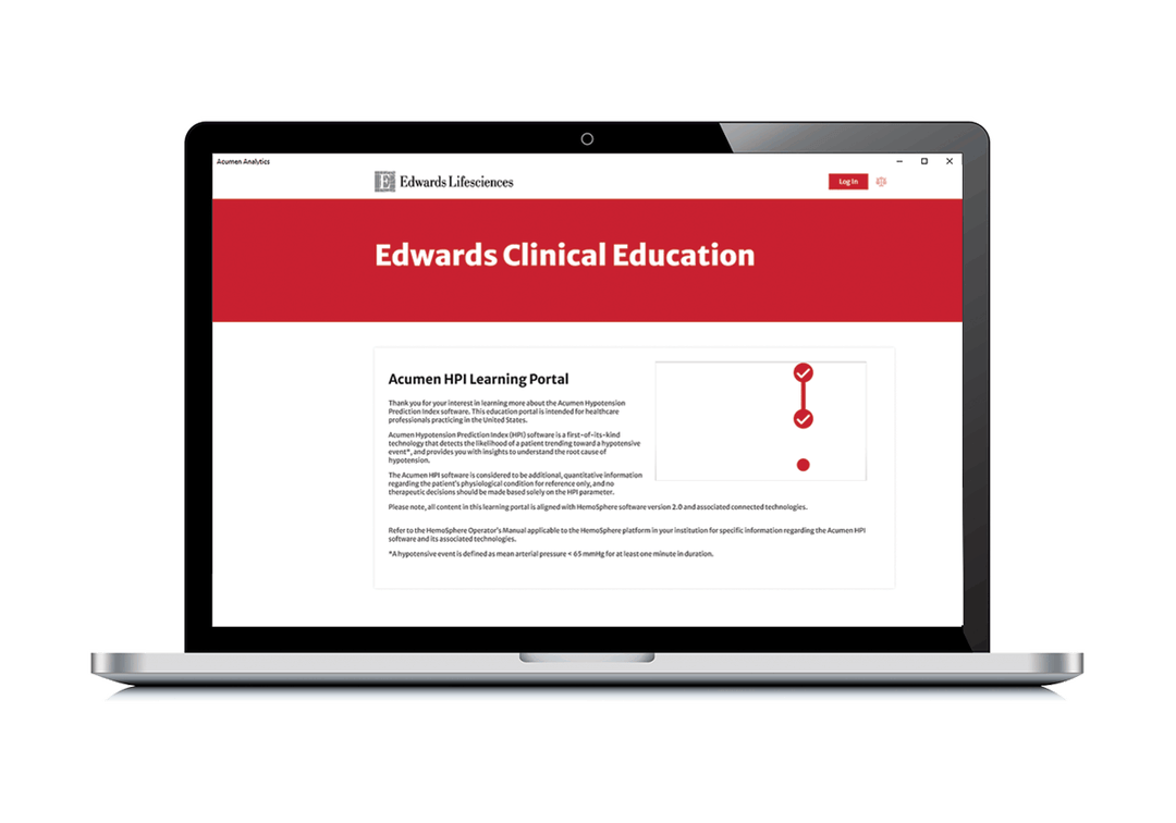 Acumen intelligent decision support suite | Edwards Lifesciences