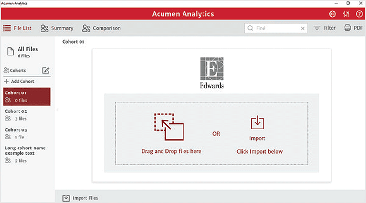 Acumen Analytics Software | Edwards Lifesciences