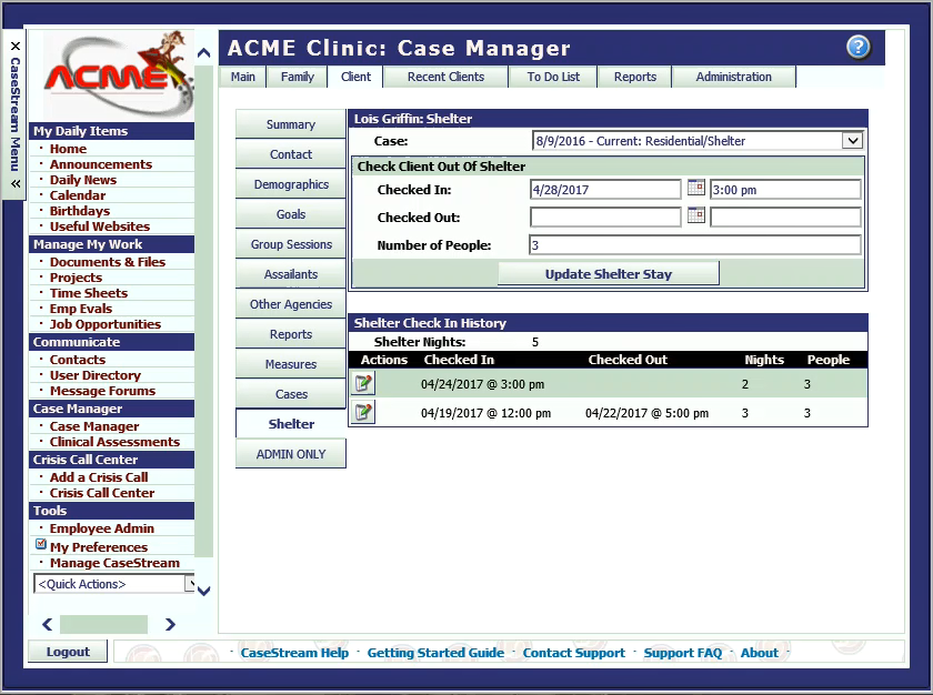 Features included with CaseStream | Domestic Violence Software | Victim ...