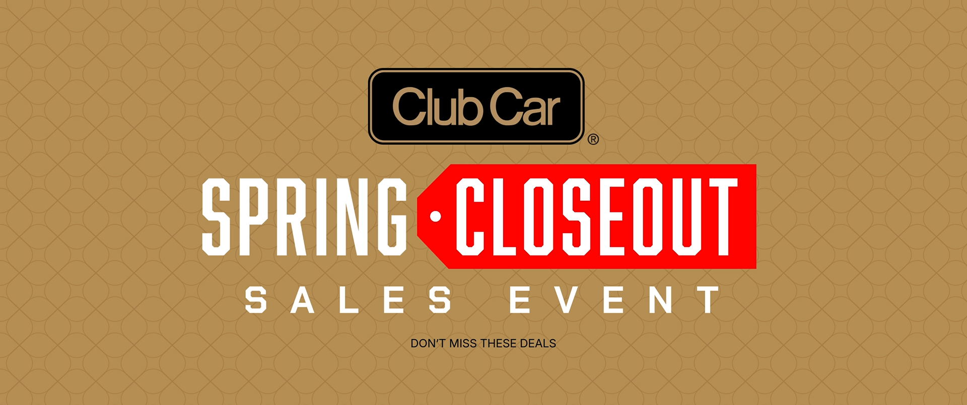 Spring Closeout Sales Event | Club Car