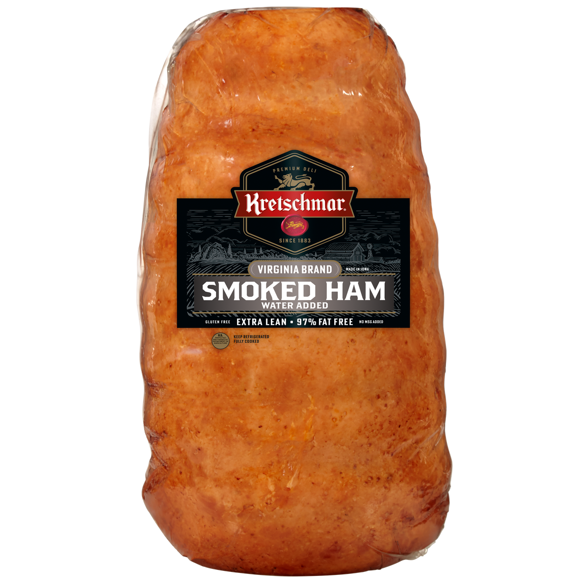 Virginia Brand Smoked Ham Water Added | Kretschmar