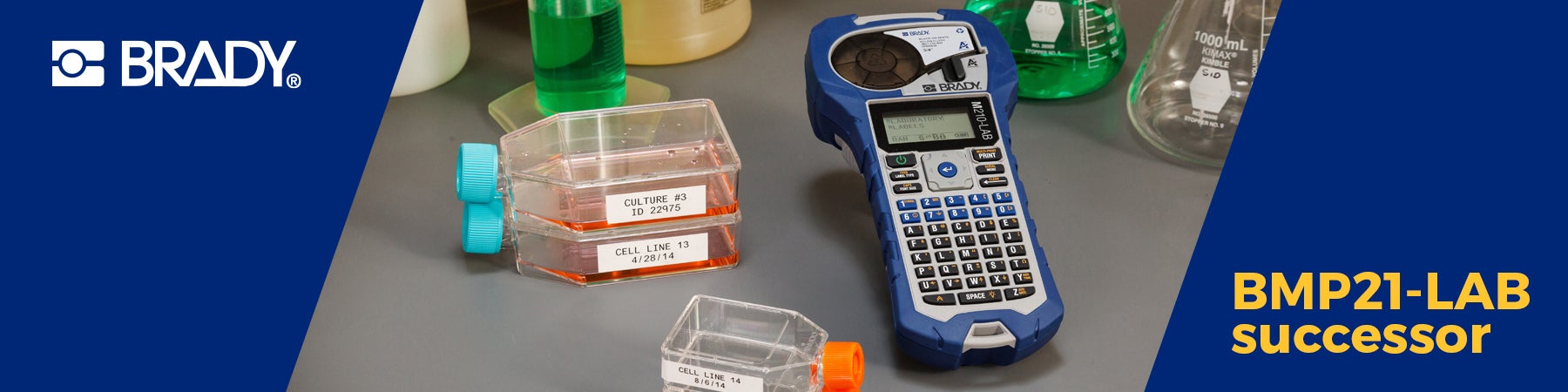 Brady: M210-LAB Label Printer - Maximum efficiency meets enhanced quality