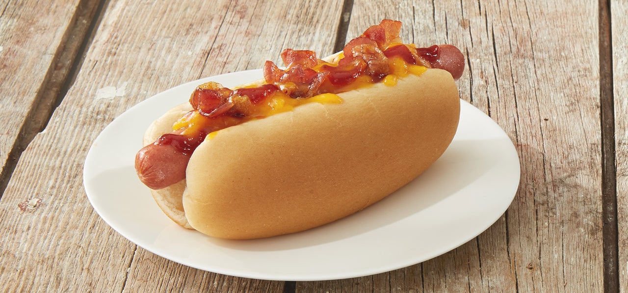 The BBQ Bacon Dog | Nathans