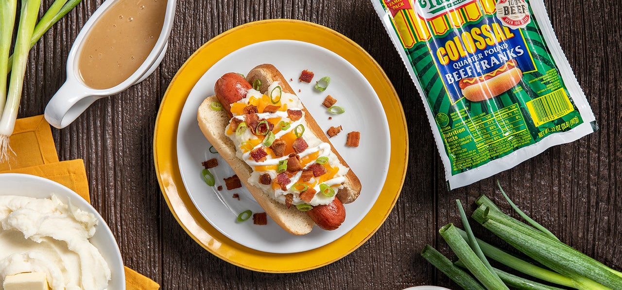 Loaded Mashed Potato Dog | Nathans