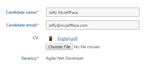 Using hidden input fields in Kentico forms
