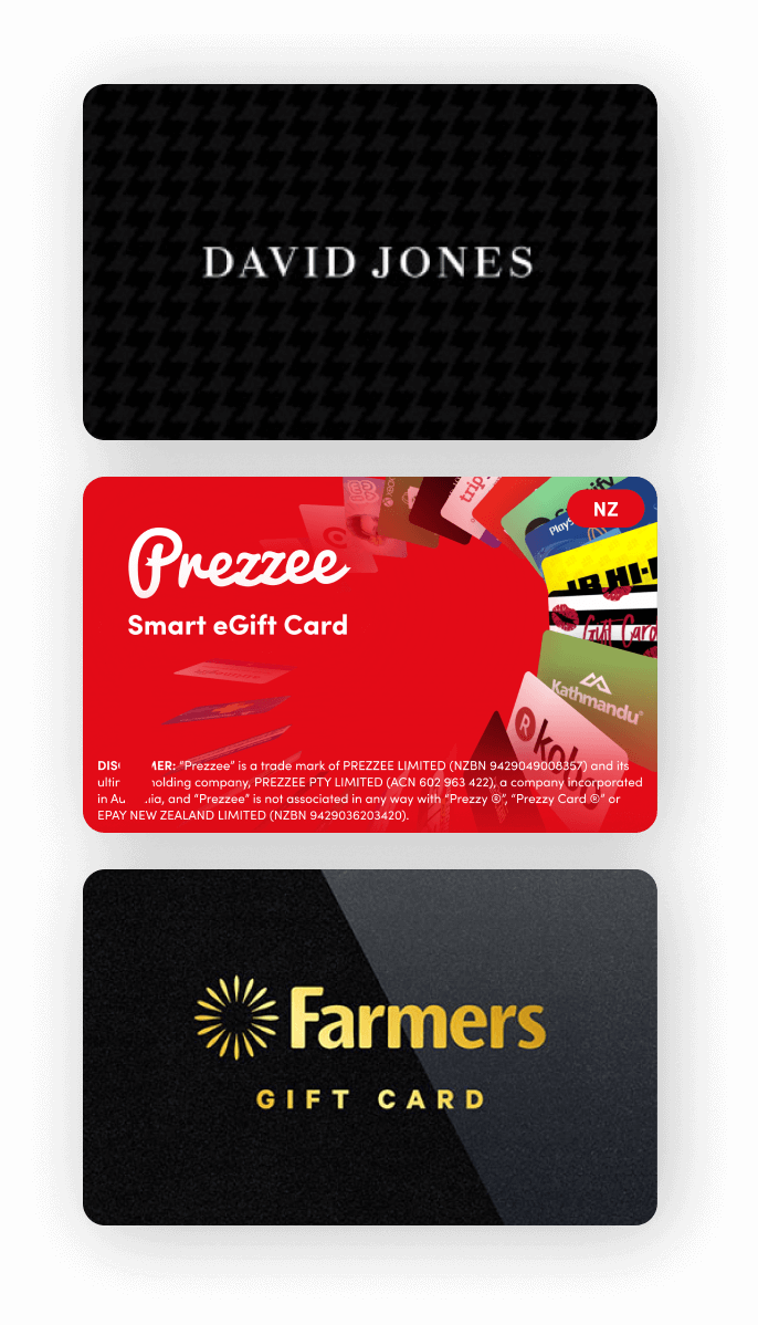 Prezzee NZ | Digital Gift Cards and Vouchers Online