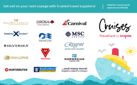 Inspire Travel Cruises Gift Card | Prezzee UK