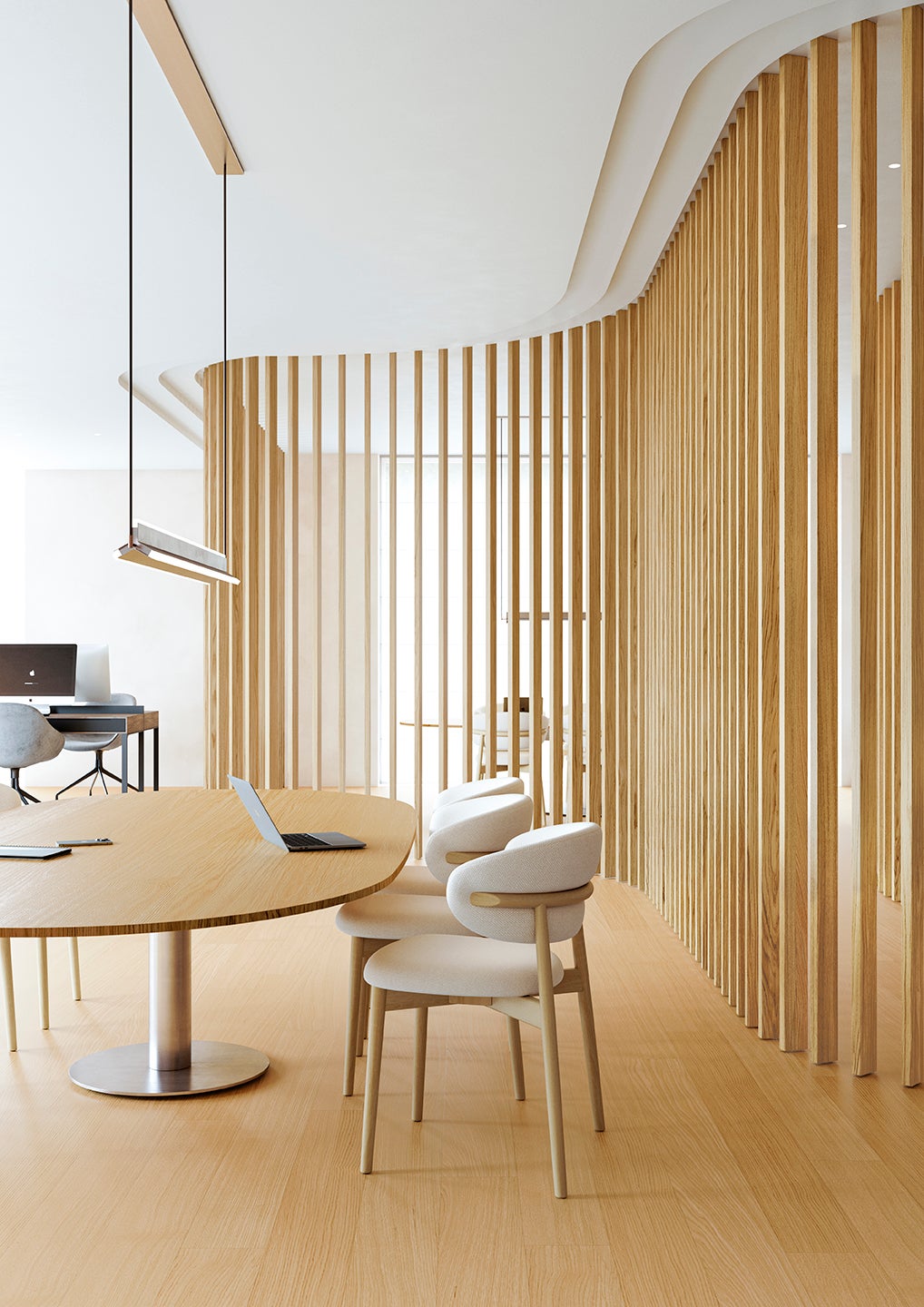 Astrata slats : Veelzijdige houten wandbekleding