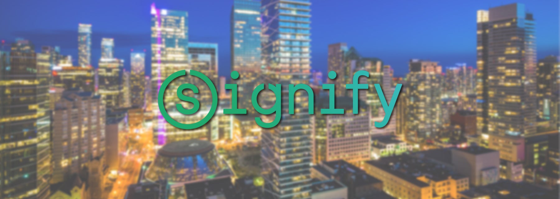 Philips Lighting is Signify in Canada