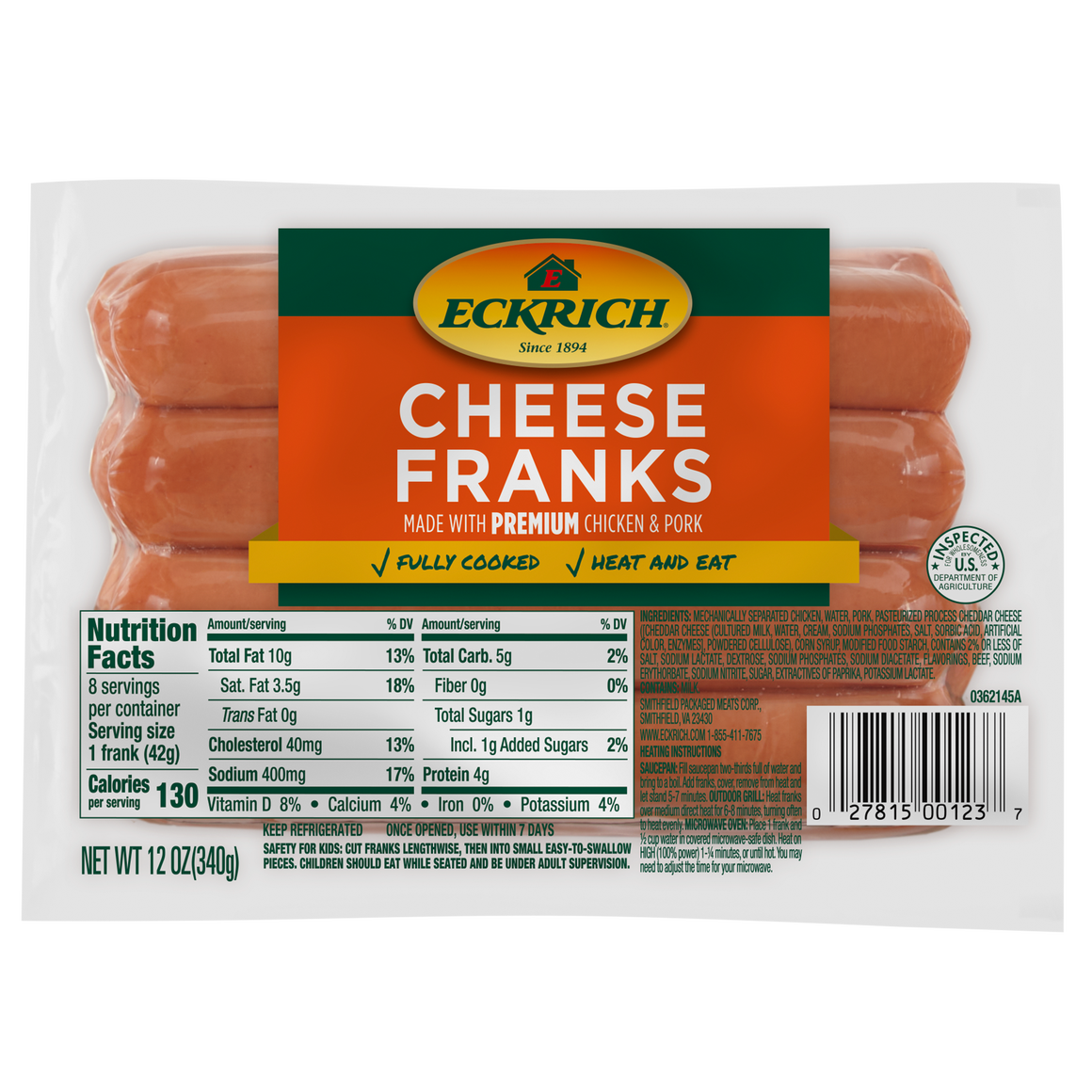 Cheese Franks | Eckrich