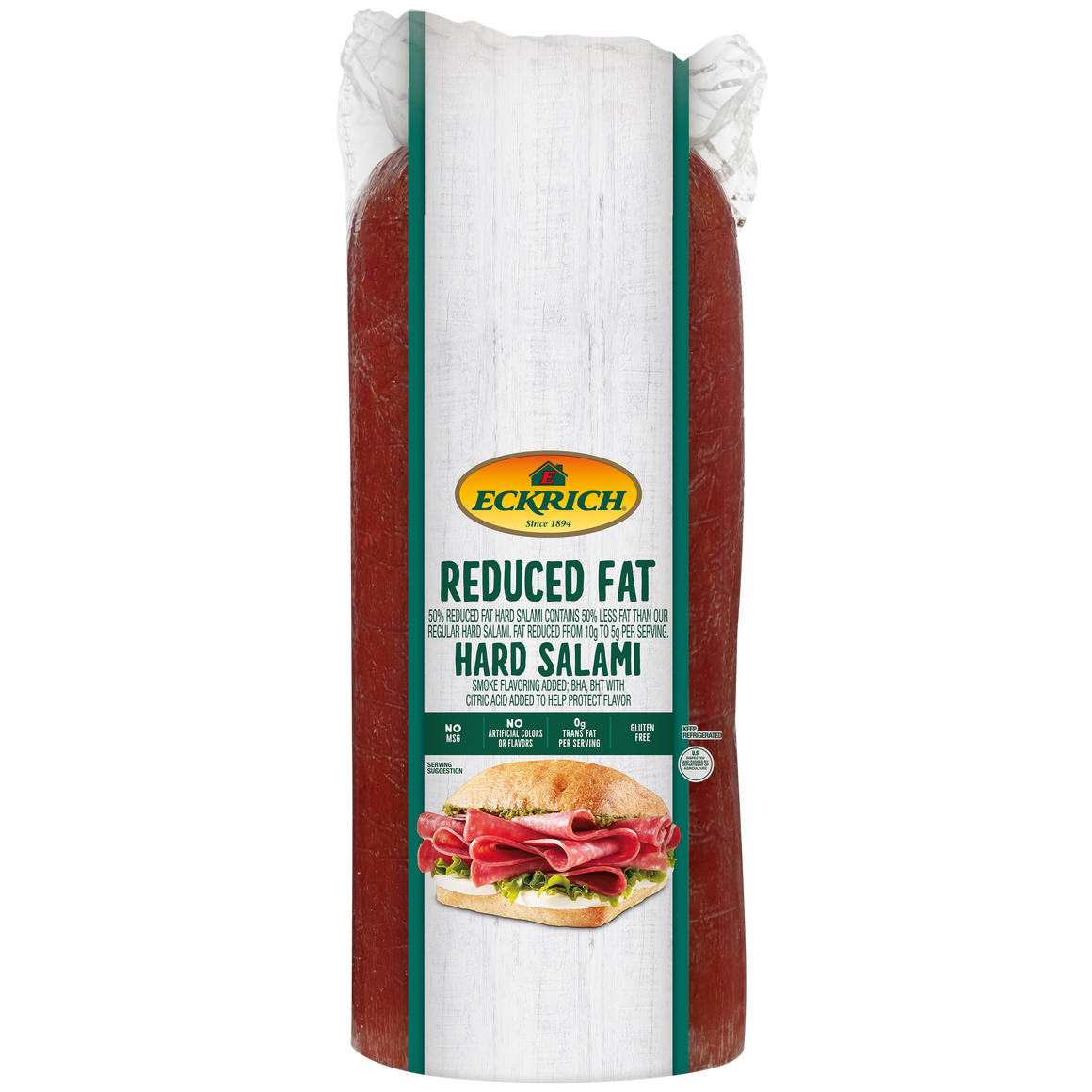 Reduced Fat Hard Salami | Eckrich