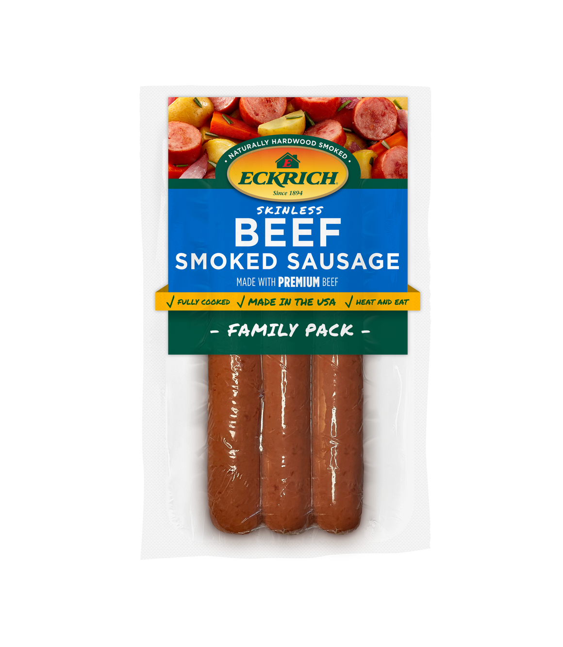 Beef Skinless Rope Family Pack | Eckrich