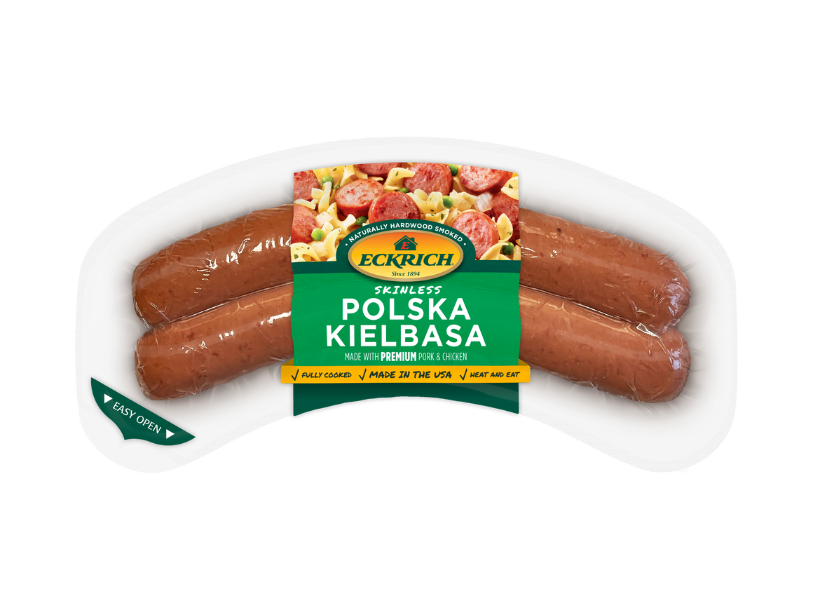 Polska Kielbasa Skinless Smoked Sausage Rope | Eckrich