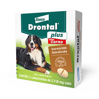 Drontal® Plus Sabor Carnes para Cães e Filhotes | Tratamento Rápido e ...
