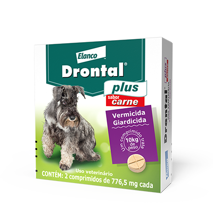 Drontal® Plus Sabor Carnes para Cães e Filhotes | Tratamento Rápido e ...