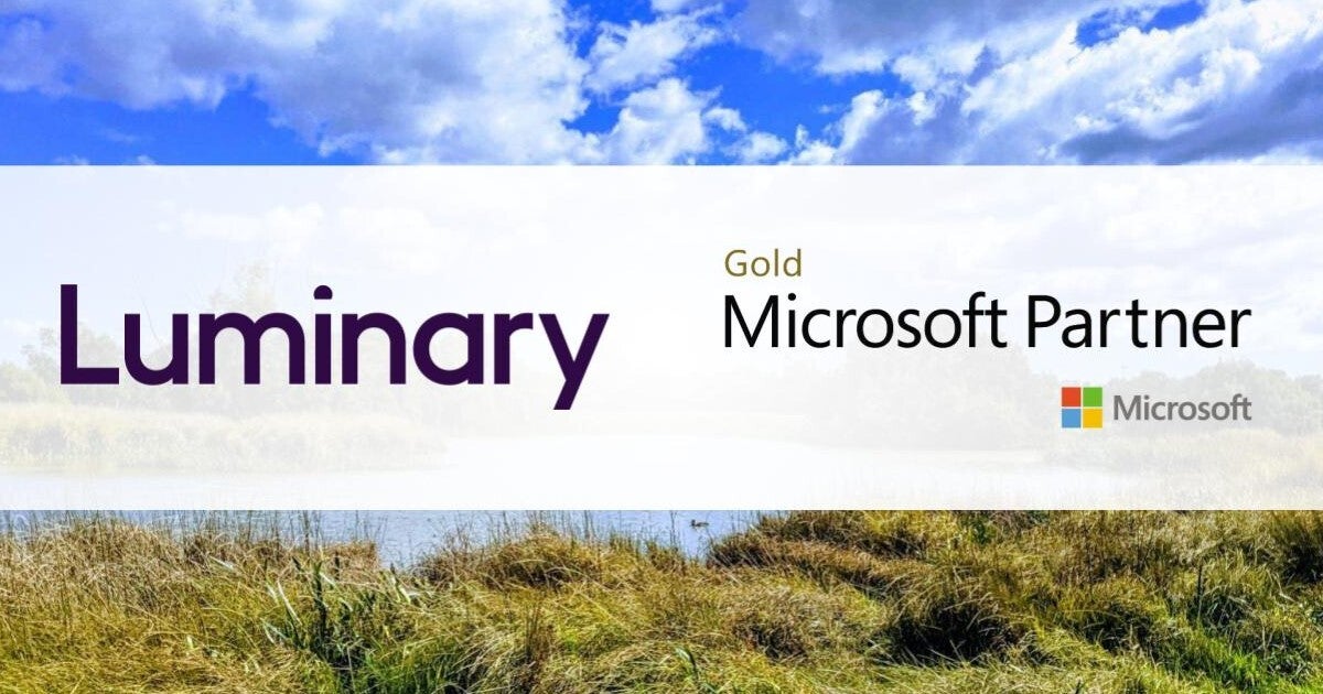 Luminary achieves Microsoft Cloud Platform Gold Partner status — Luminary