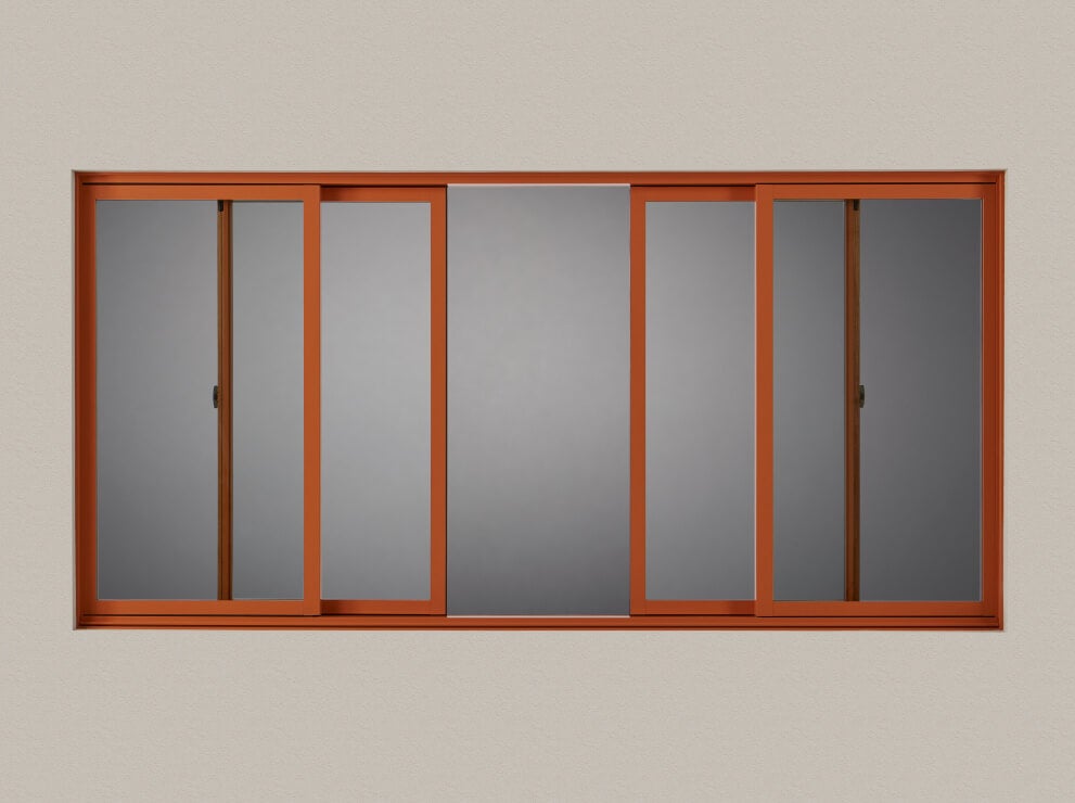 VistaLuxe WD LINE Quad Sliding Windows | Kolbe