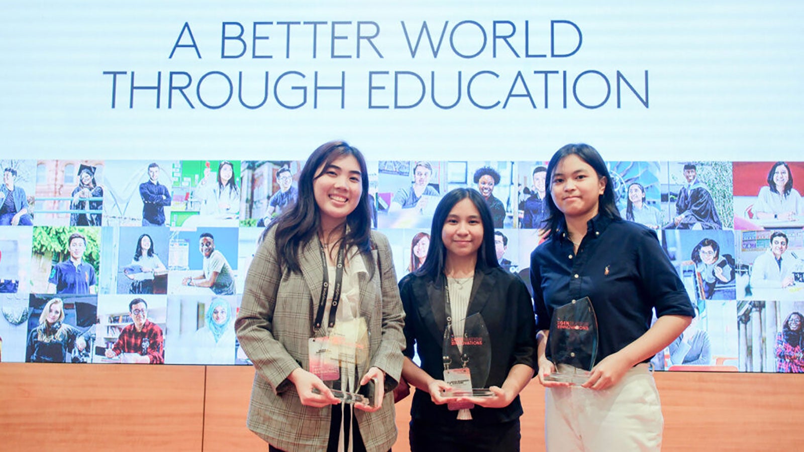 Three brilliant students awarded scholarships