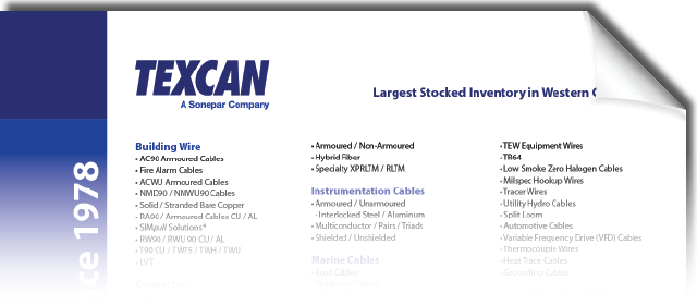 Catalogues & Flyers | Texcan Flyers | Texcan