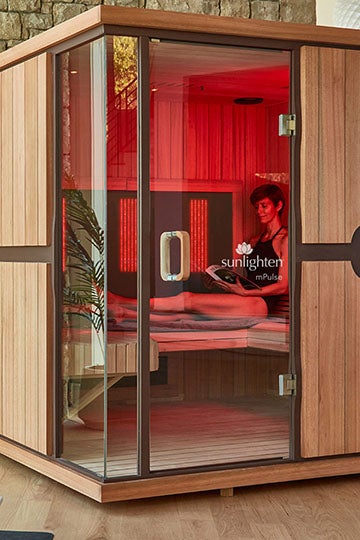 mPulse Smart Sauna Empower | 5+ Person Red/Near, Mid and Far Infrared ...