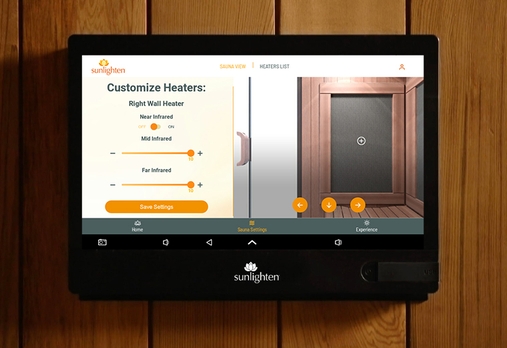 Sauna Android Control Pad | Sunlighten