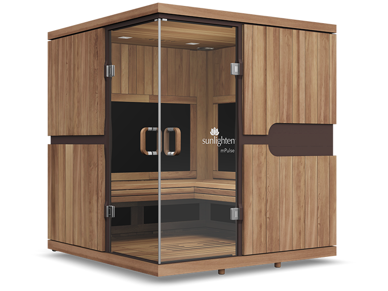 mPulse Smart Sauna Discover | 4 Person Red/Near, Mid and Far Infrared ...