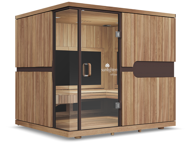 mPulse Smart Sauna Empower | 5+ Person Red/Near, Mid and Far Infrared ...