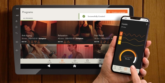 mPulse Smart Sauna Aspire | 1 Person Red/Near, Mid and Far Infrared ...